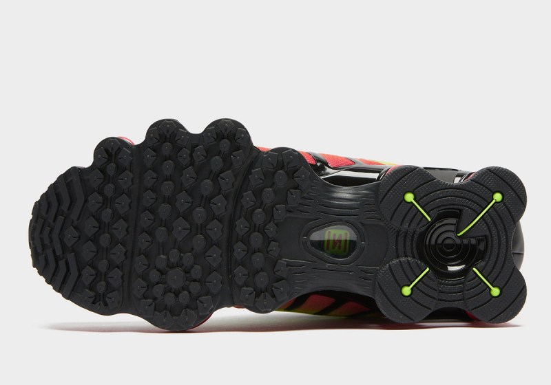 Nike Shox TL Women's "Black/Volt/Fire Red" HJ9609-001 | SneakerNews.com