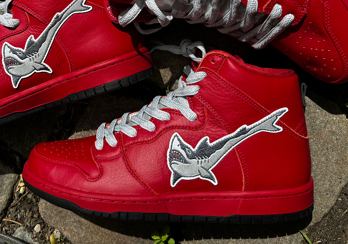 Oski Reveals A Friends & Family Version Of His Nike SB Dunk High “Shark ...