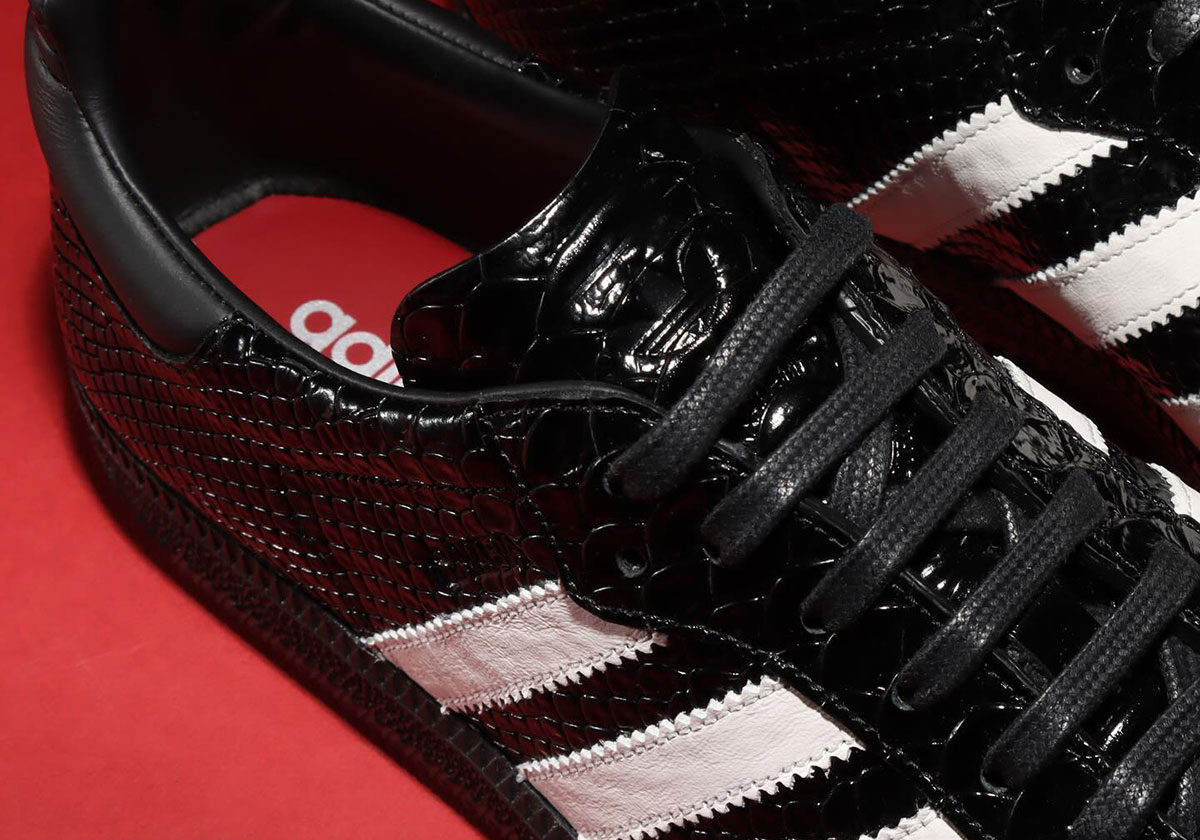 adidas Samba Made In Italy "Black/Croc Skin" IE9120 | SneakerNews.com