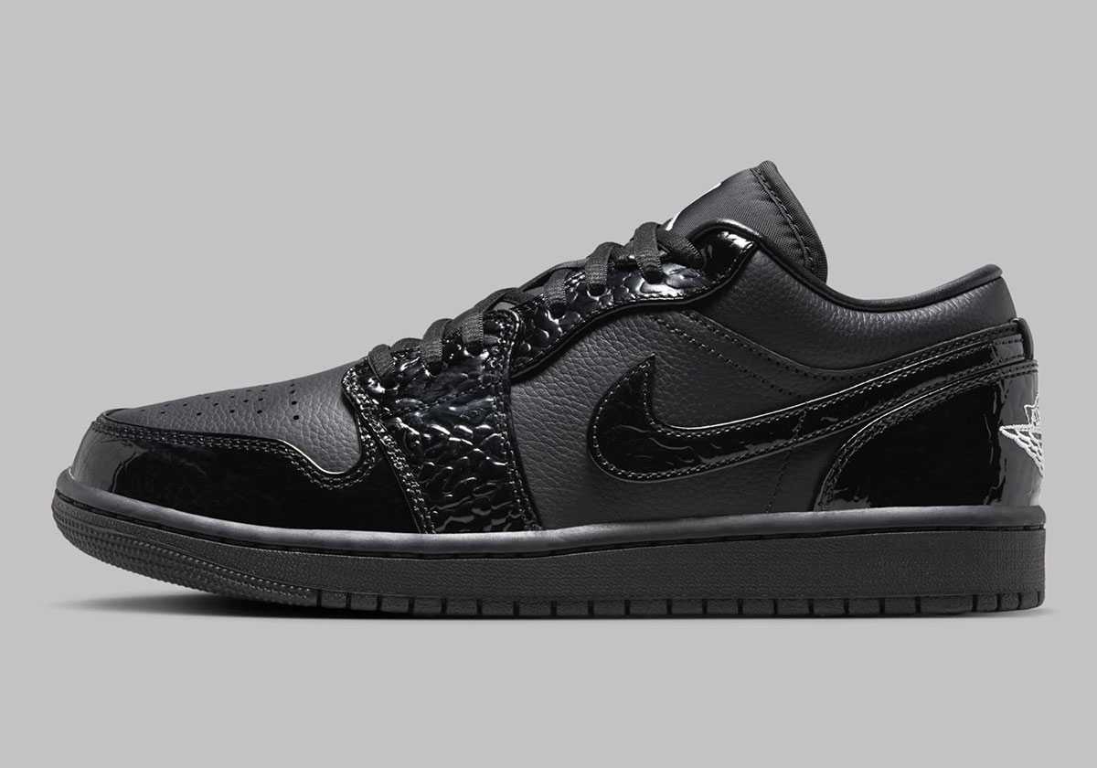 Air Jordan 1 Low "Black Patent" HJ7743-010 | SneakerNews.com