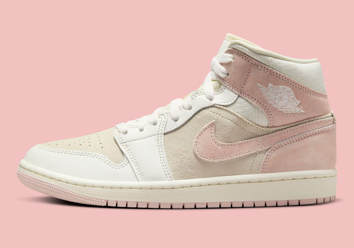 Air Jordan 1 Mid SE "Coconut Milk/Legend Pink/Sail" FQ1926-161 ...