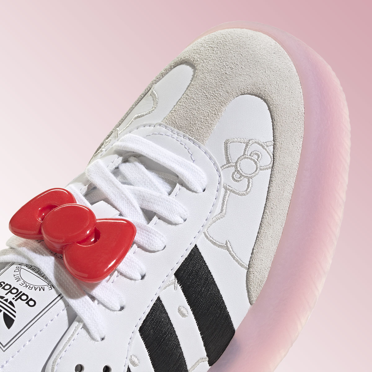 Hello Kitty x adidas Sambae IG4450 | SneakerNews.com