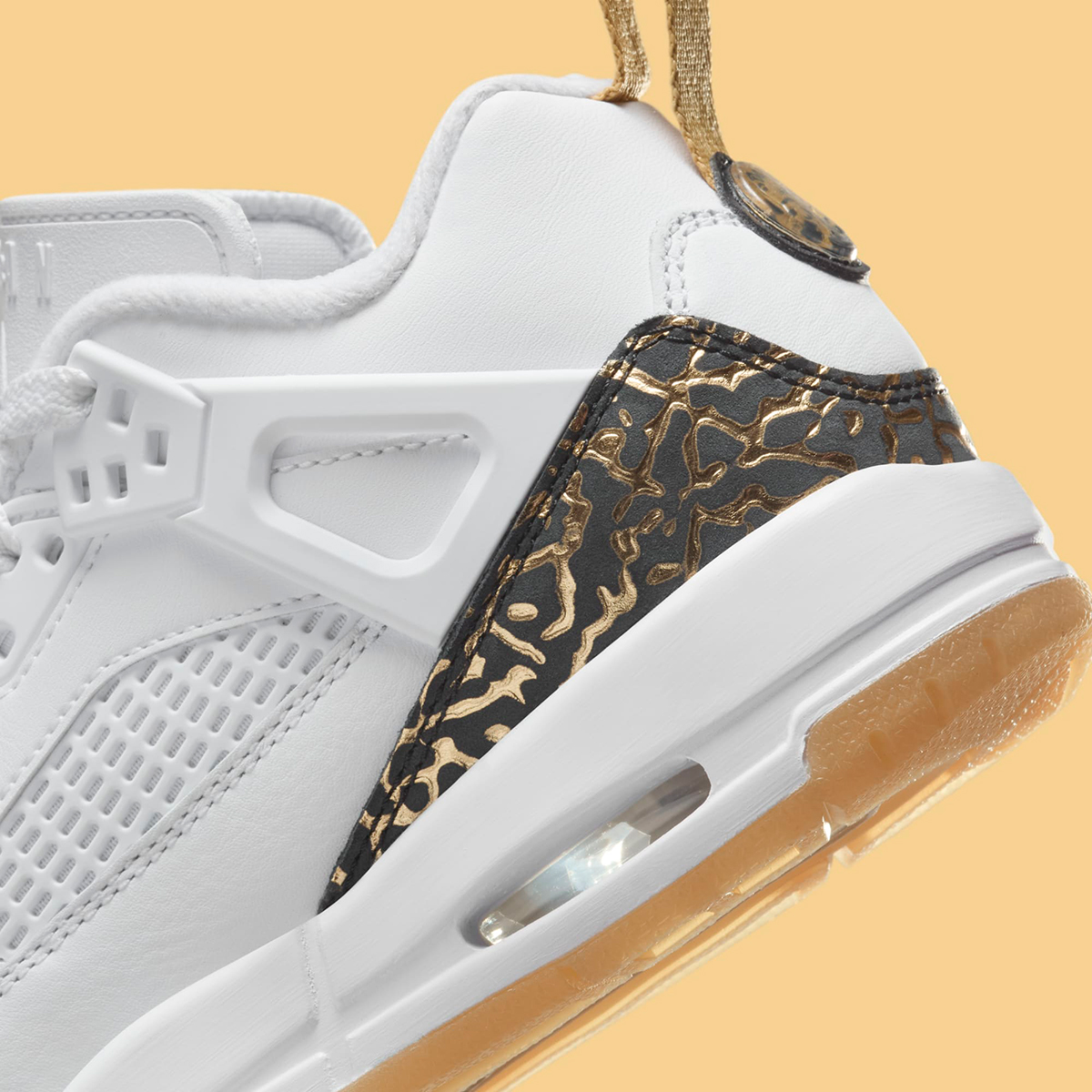 Jordan Spizike Low "White/Metallic Gold/Brown" HJ9022-100 | SneakerNews.com
