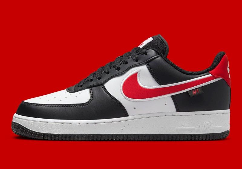 Nike Air Force 1 Low "Black/University Red/White" HM0721-002 ...