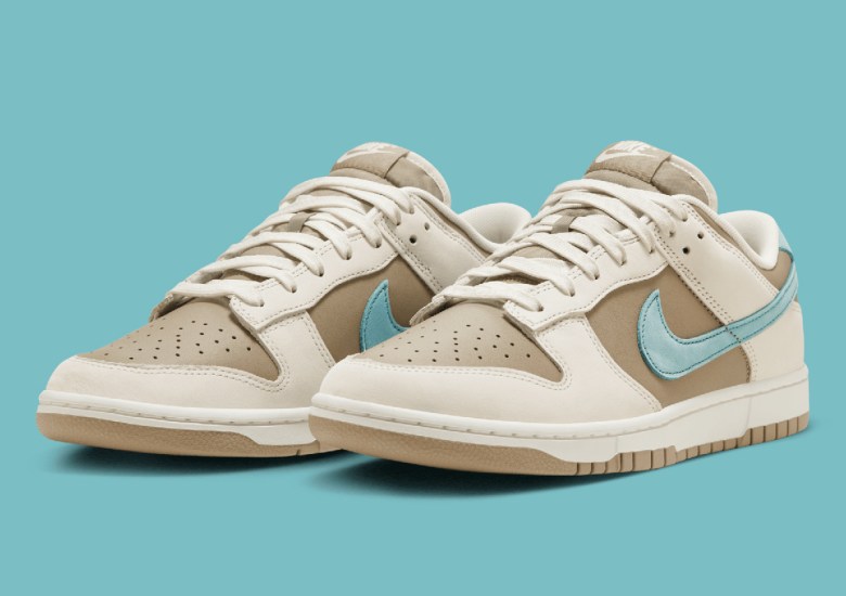 Nike Dunk Low "Khaki/Phantom/Sail/Denim Turquoise" HQ1175-240 ...