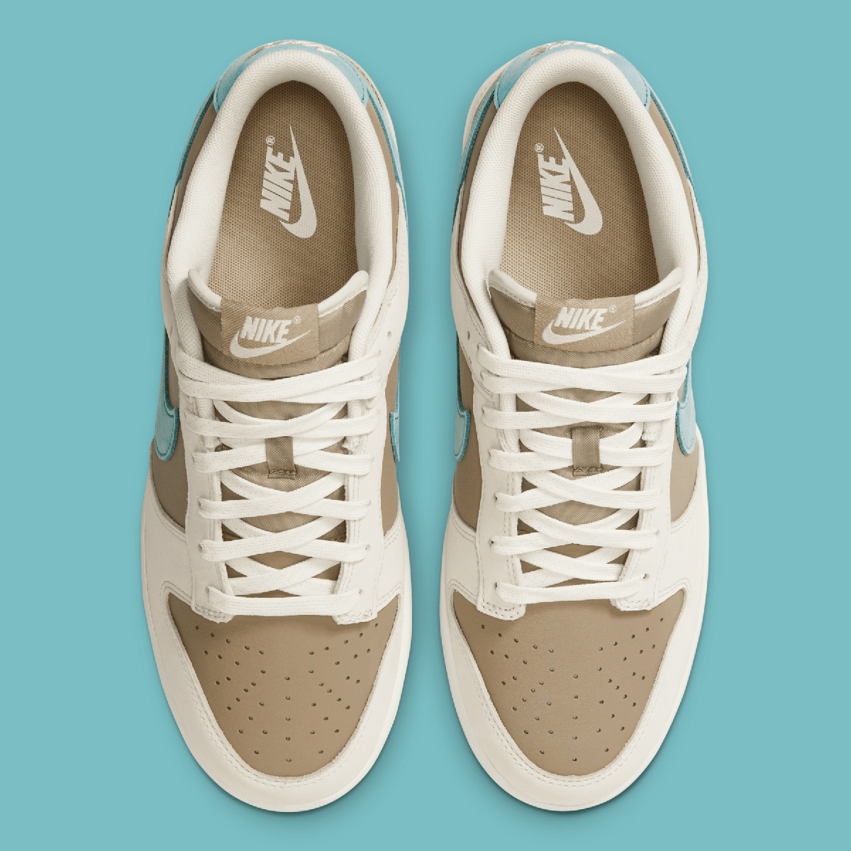 Nike Dunk Low "Khaki/Phantom/Sail/Denim Turquoise" HQ1175-240 ...