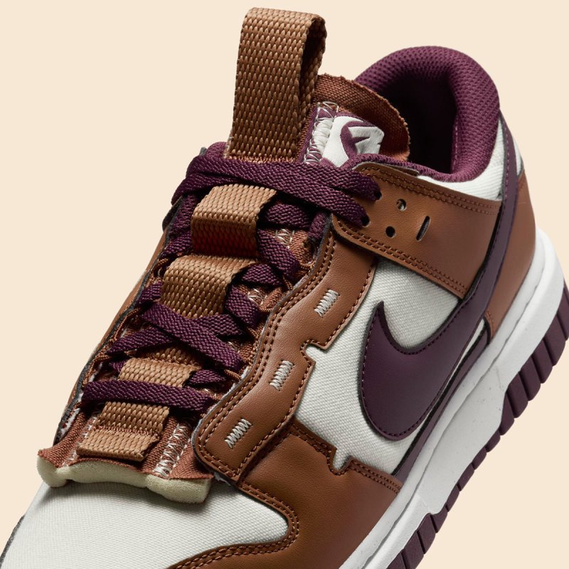 Nike Dunk Low Remastered "Light British Tan/Burgundy Crush" FQ8248-200 ...