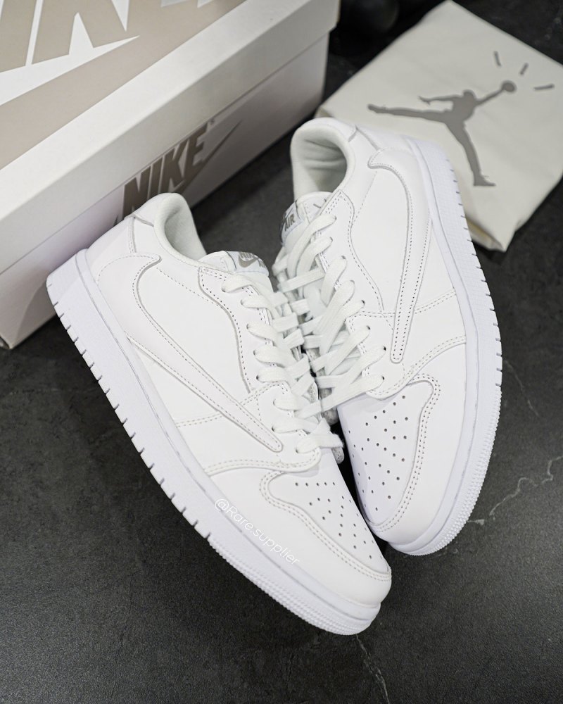 "White Party" Travis Scott Shoes Air Jordan 1 | SneakerNews.com