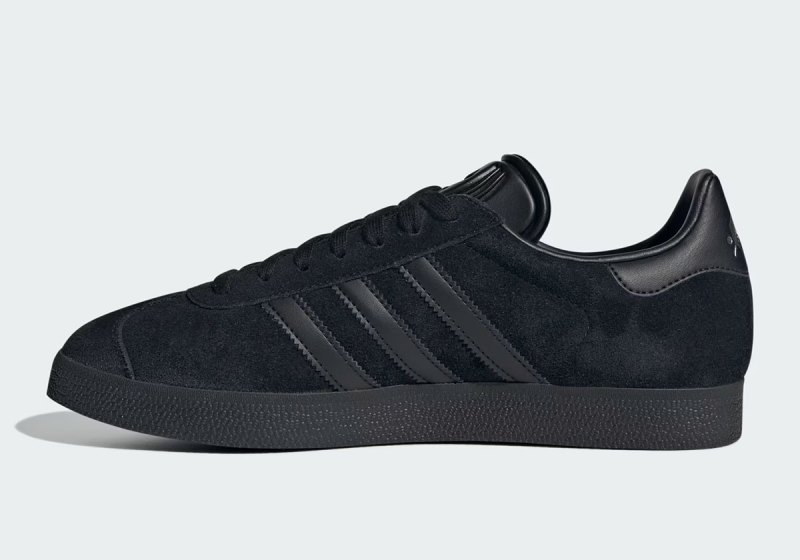 adidas Gazelle "All Blacks" JI2161 | SneakerNews.com