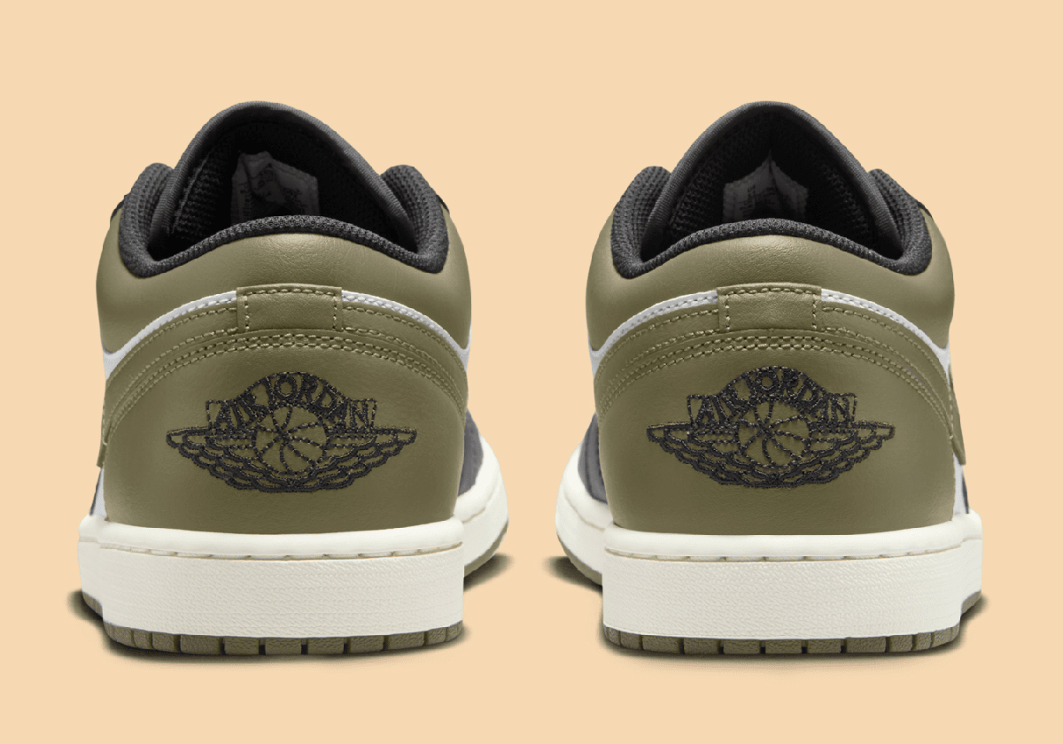 Air Jordan 1 Low "Black Toe/Medium Olive" 553558-092 | SneakerNews.com