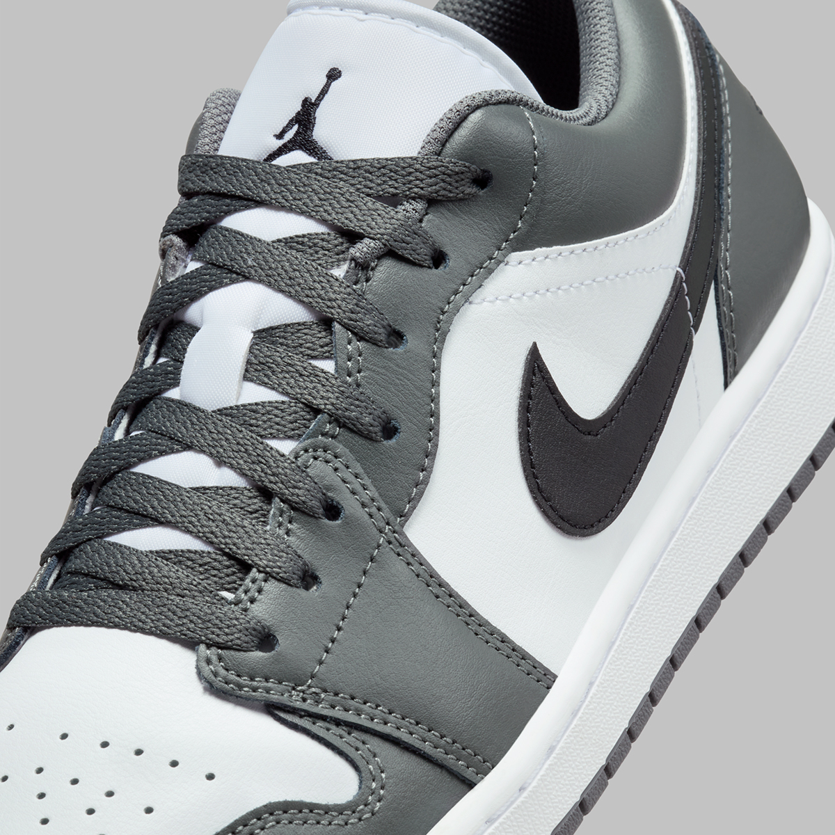 Air Jordan 1 Low "Iron Grey/White/Black" 553558-152 | SneakerNews.com