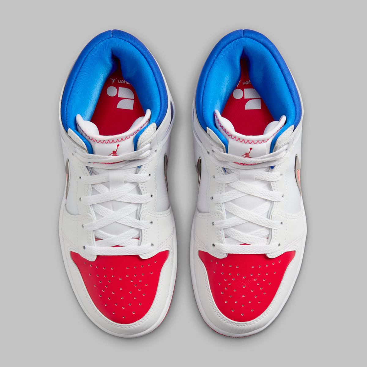 Air Jordan 1 Mid EasyOn GS "Silver Swoosh" FQ1281-100 | SneakerNews.com