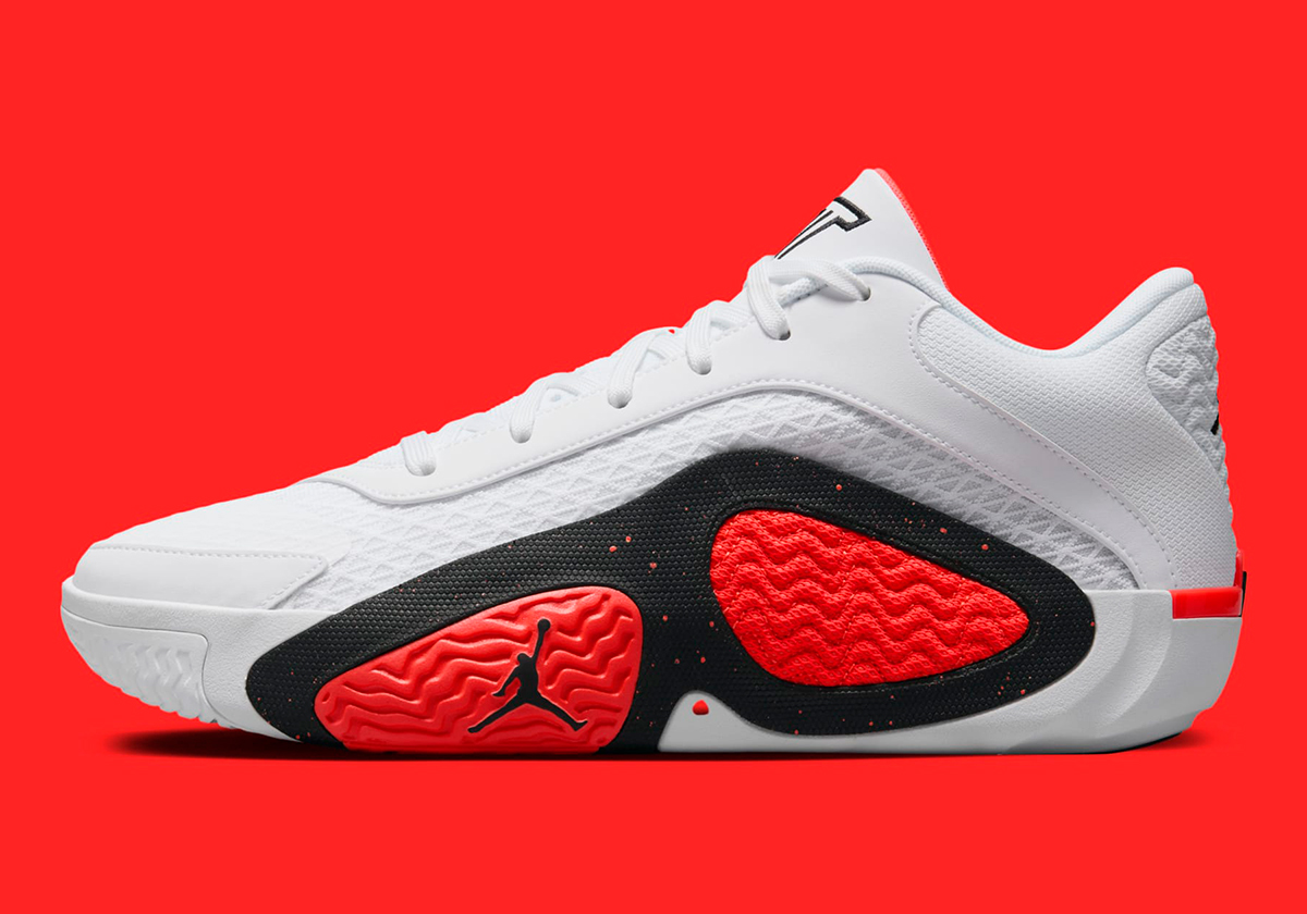 Jordan Tatum 2 "White/Bright Crimson/Black" FJ6457-106 | SneakerNews.com