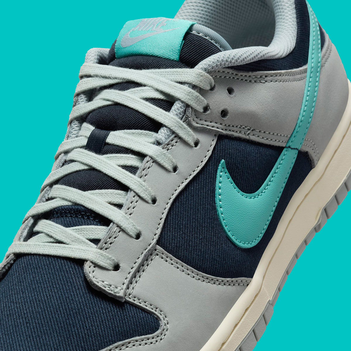 Nike Dunk Low "Light Pumice/Dark Obsidian/Coconut Milk/Green Frost ...