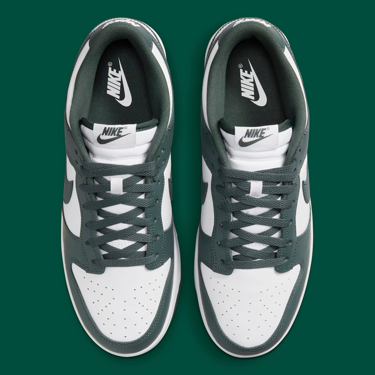 Nike Dunk Low "White/Vintage Green" DV0833-111 | SneakerNews.com