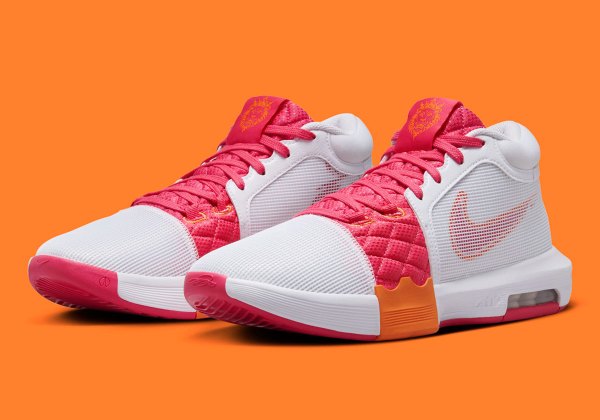 Nike LeBron Witness 8 "Dunkin Donuts" FB2239-104 | SneakerNews.com
