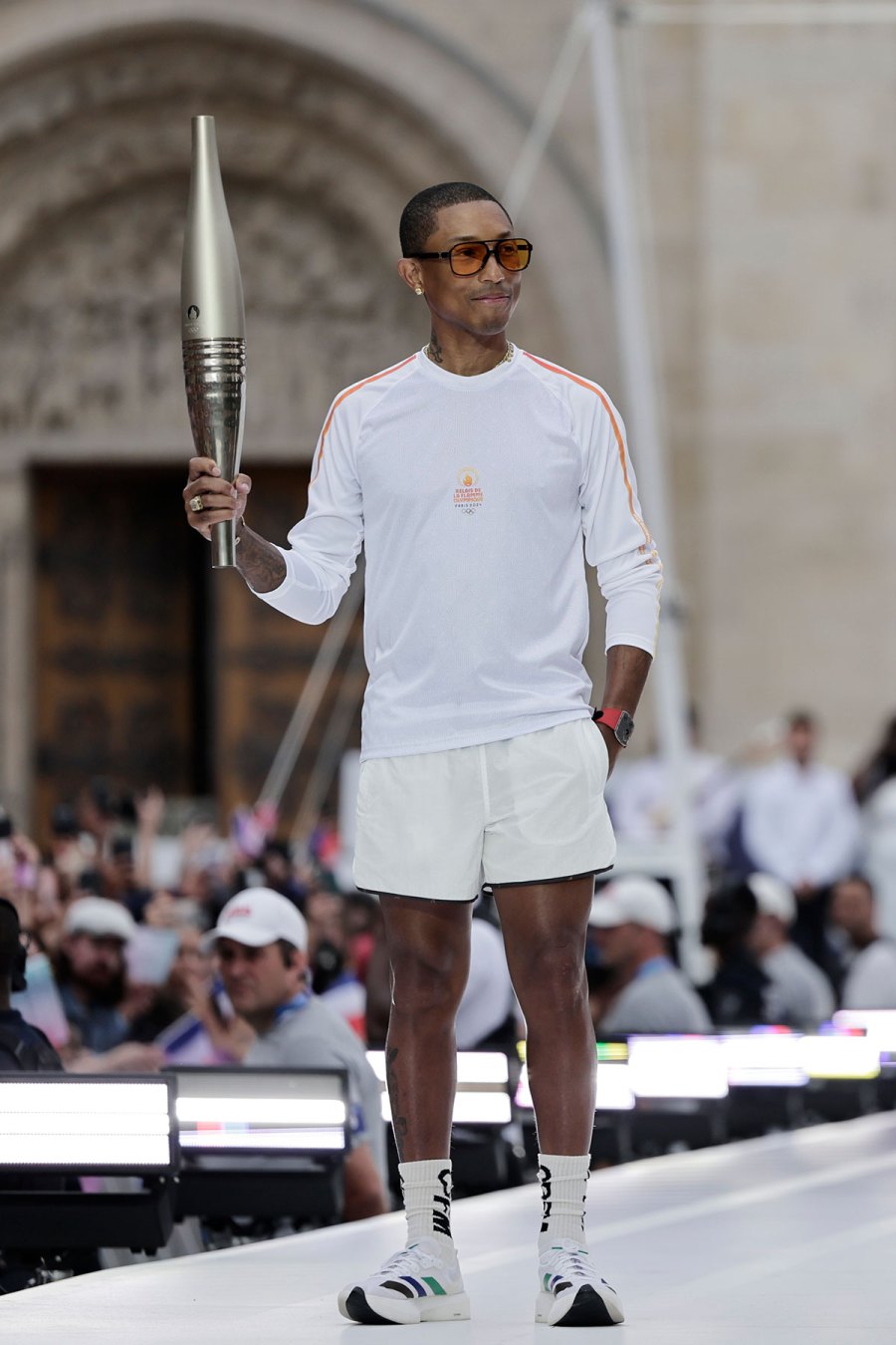 Pharrell Debuts Upcoming adidas Collaboration During His Paris Olympics ...