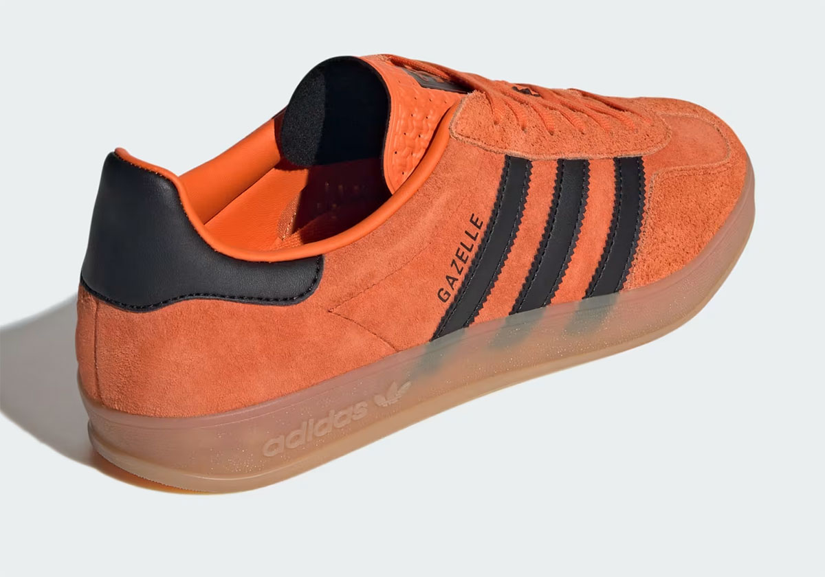 adidas Gazelle Indoor "Orange/Black" JI3905 | SneakerNews.com