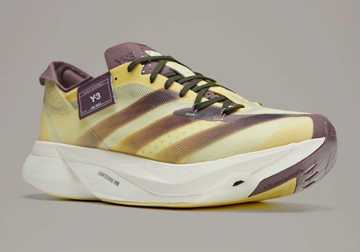 adidas Y-3 Adios Pro 3.0 "Almost Yellow" IH0868 | SneakerNews.com