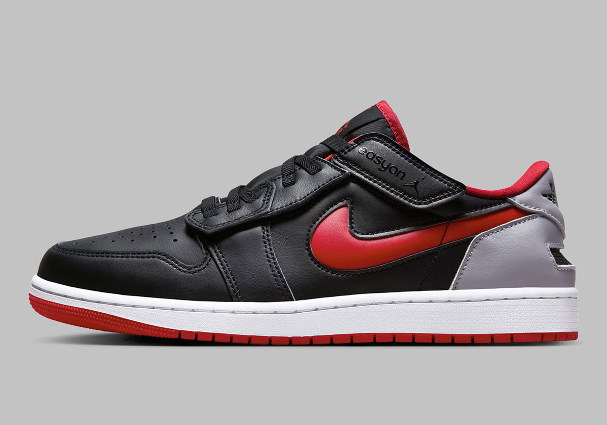 Air Jordan 1 Low EasyOn "Black/Fire Red/Cement Grey" DM1206-006 ...