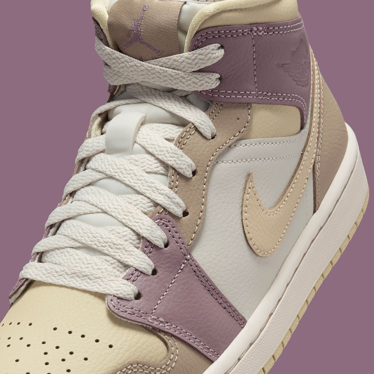 Air Jordan 1 Mid "Coconut Milk/Violet Ore" | SneakerNews.com