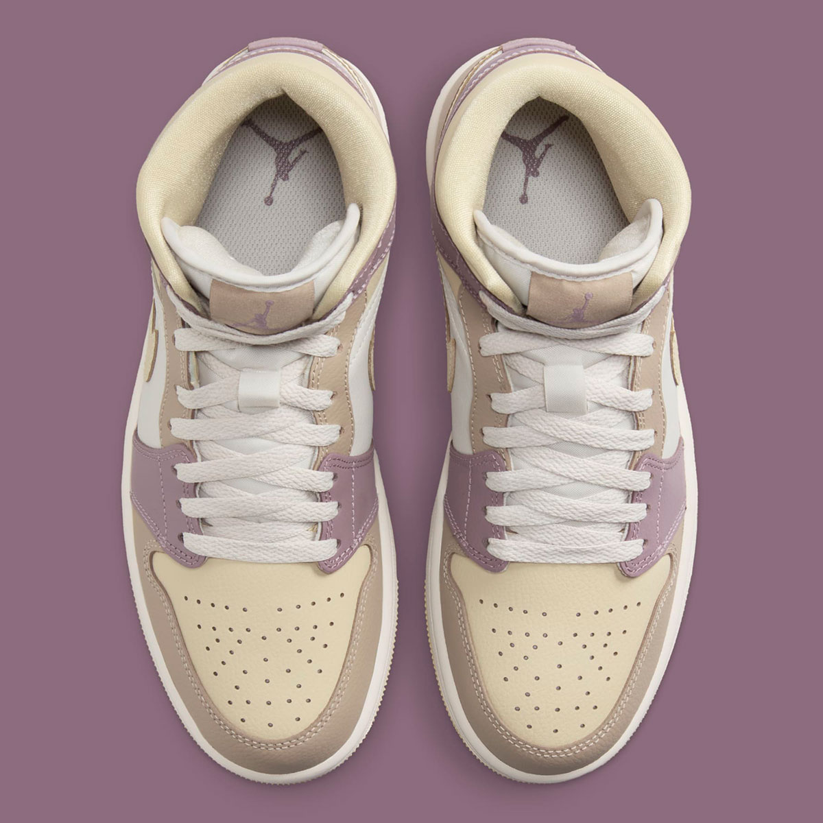 Air Jordan 1 Mid "Coconut Milk/Violet Ore" | SneakerNews.com