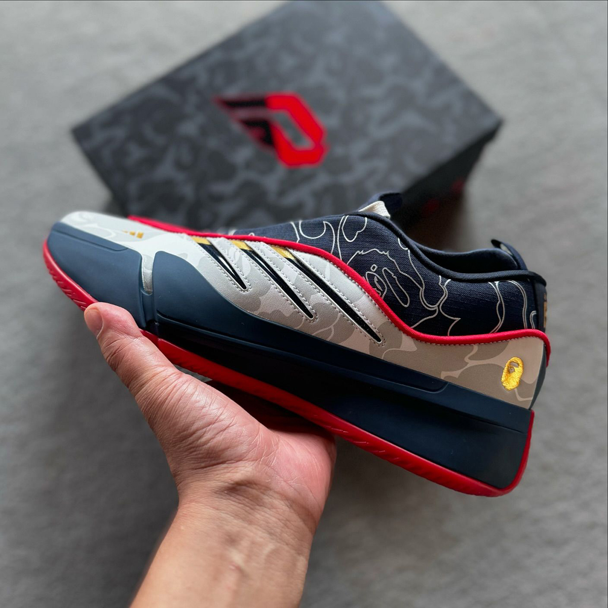 Bape adidas Dame 9 IH0787 | SneakerNews.com