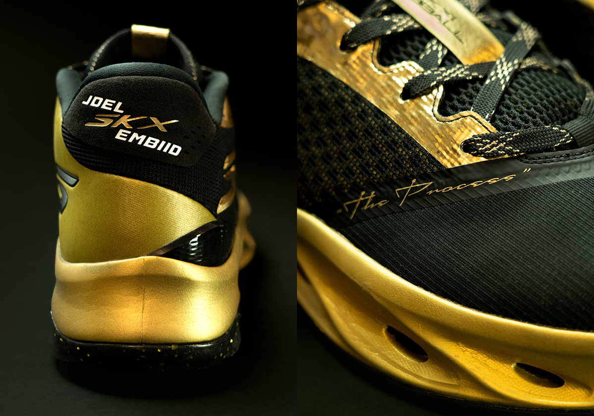 Joel Embiid Skechers Gold Basketball Shoes | SneakerNews.com