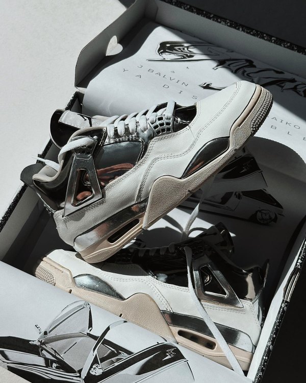 J Balvin Air Jordan 4 First Look | SneakerNews.com