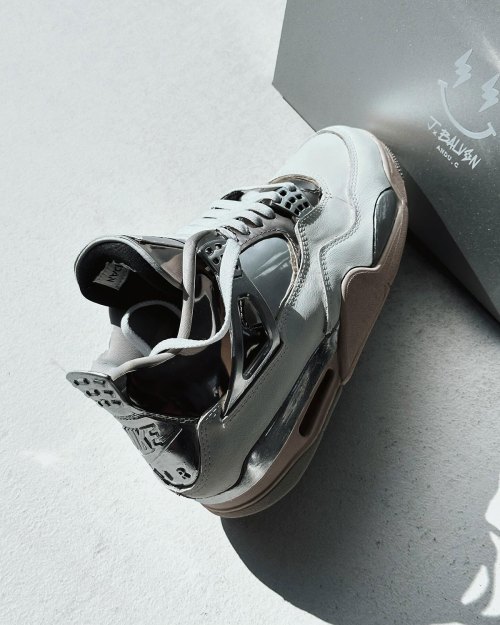 J Balvin Air Jordan 4 First Look | SneakerNews.com