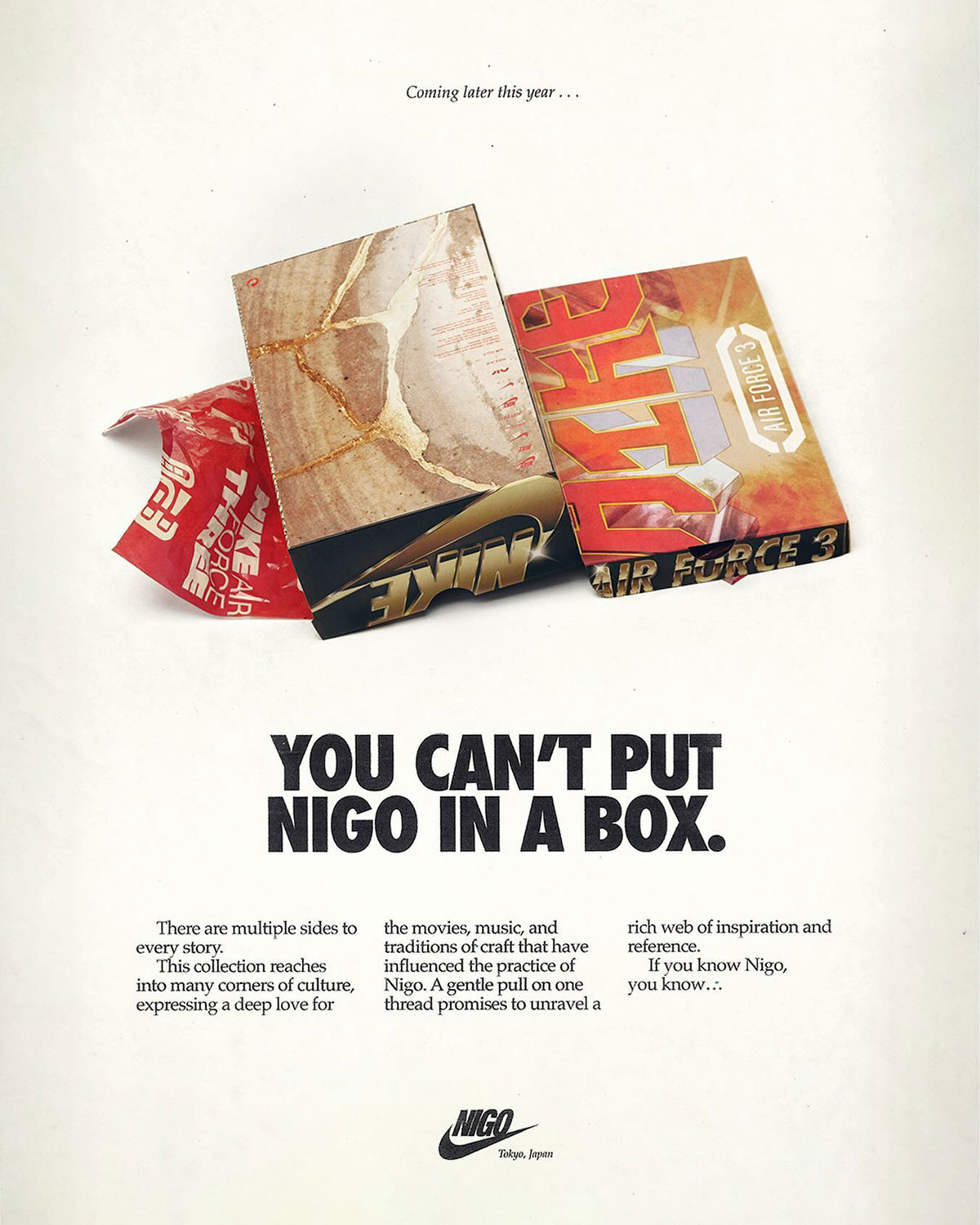 Nigo Nike Air Force 3 HQ1458-400 Release Date | SneakerNews.com