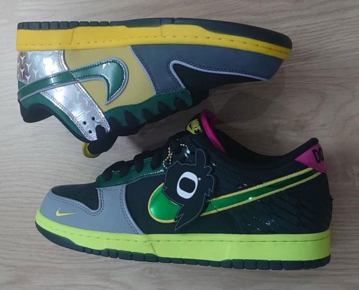 Nike "What The Duck" Dunk Low Oregon Ducks Of A Feather | SneakerNews.com