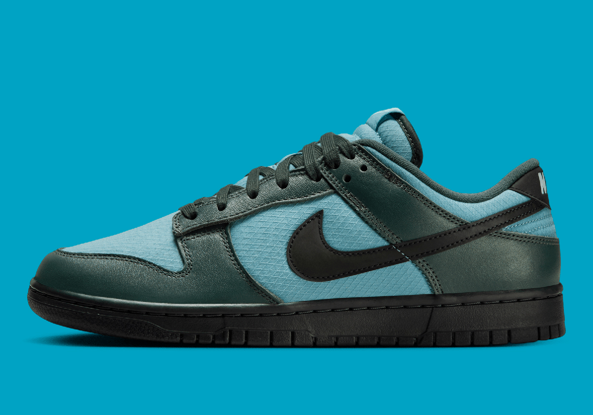 Nike Dunk Low "Vintage Green/Denim Turquoise" FZ3052-300 | SneakerNews.com