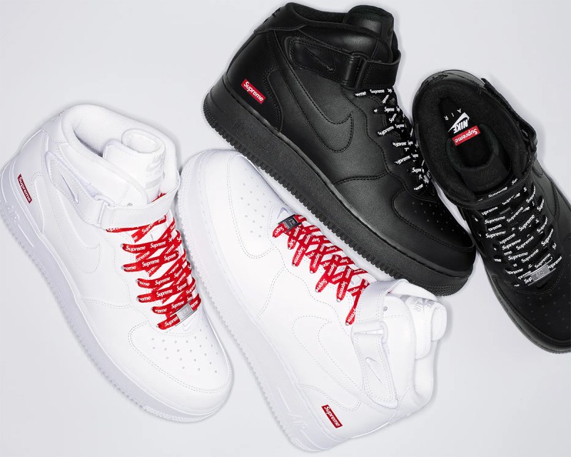 Supreme x Nike Air Force 1 Mid | SneakerNews.com