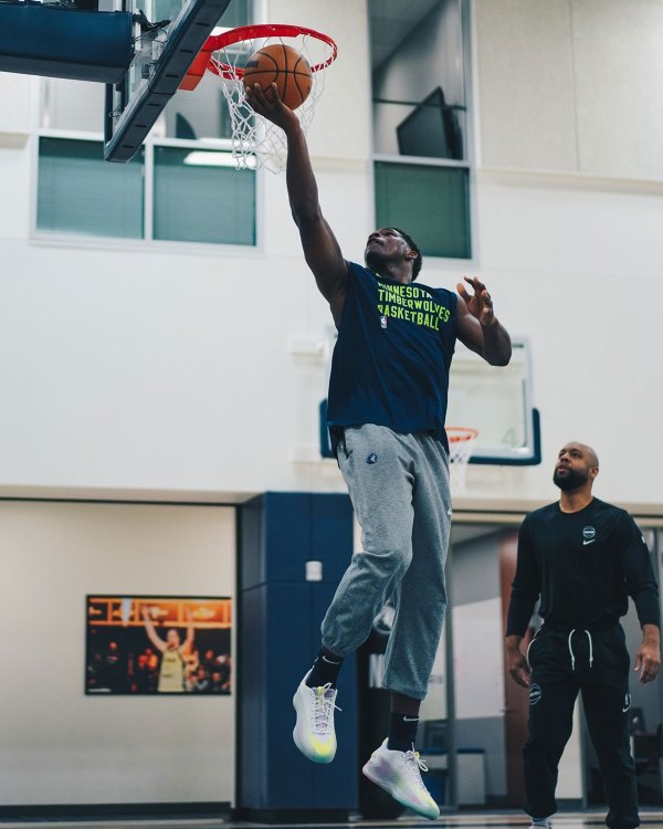 adidas Anthony Edwards 1 Low "White/Multi-Color" | SneakerNews.com