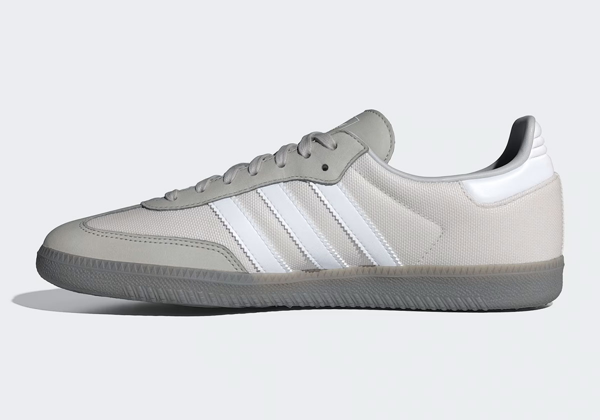 adidas Samba "Grey/Cloud White" IE9099 | SneakerNews.com