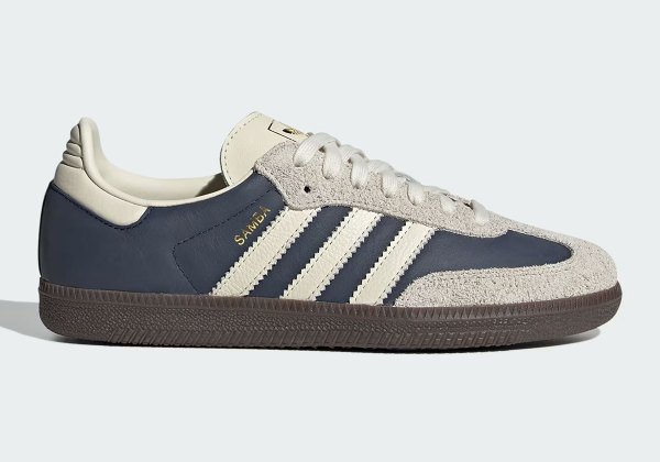 adidas Samba "Night Indigo/Cream White/Gold Metallic" IG1968 ...