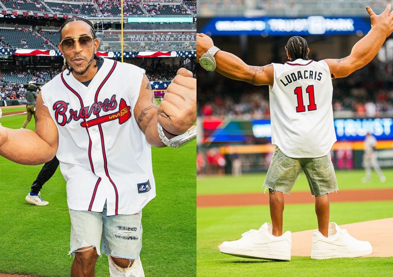 Ludacris First Pitch Atlanta Braves Nike Air Force 1 | SneakerNews.com