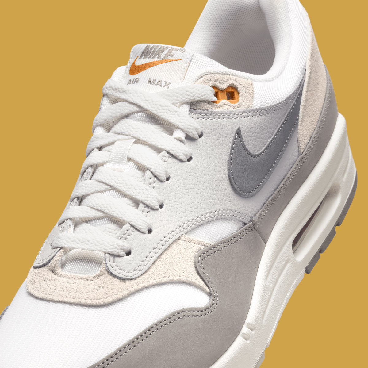Nike Air Max 1 "Summit White/Light Iron Ore/Flat Pewter" IB1492-121 | SneakerNews.com