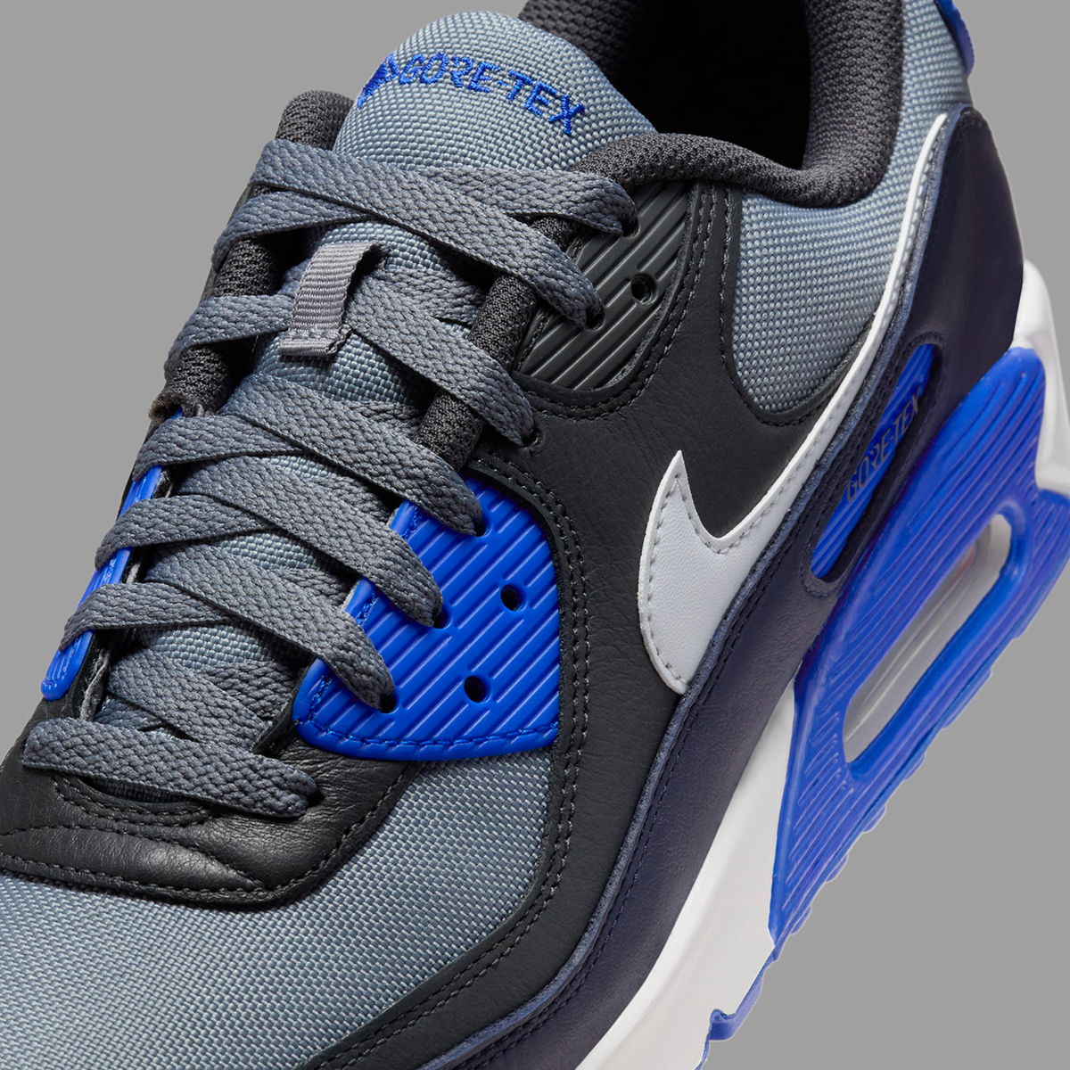 Nike Air Max 90 Gore-Tex "Cool Grey/Racer Blue" FD5810-003 ...
