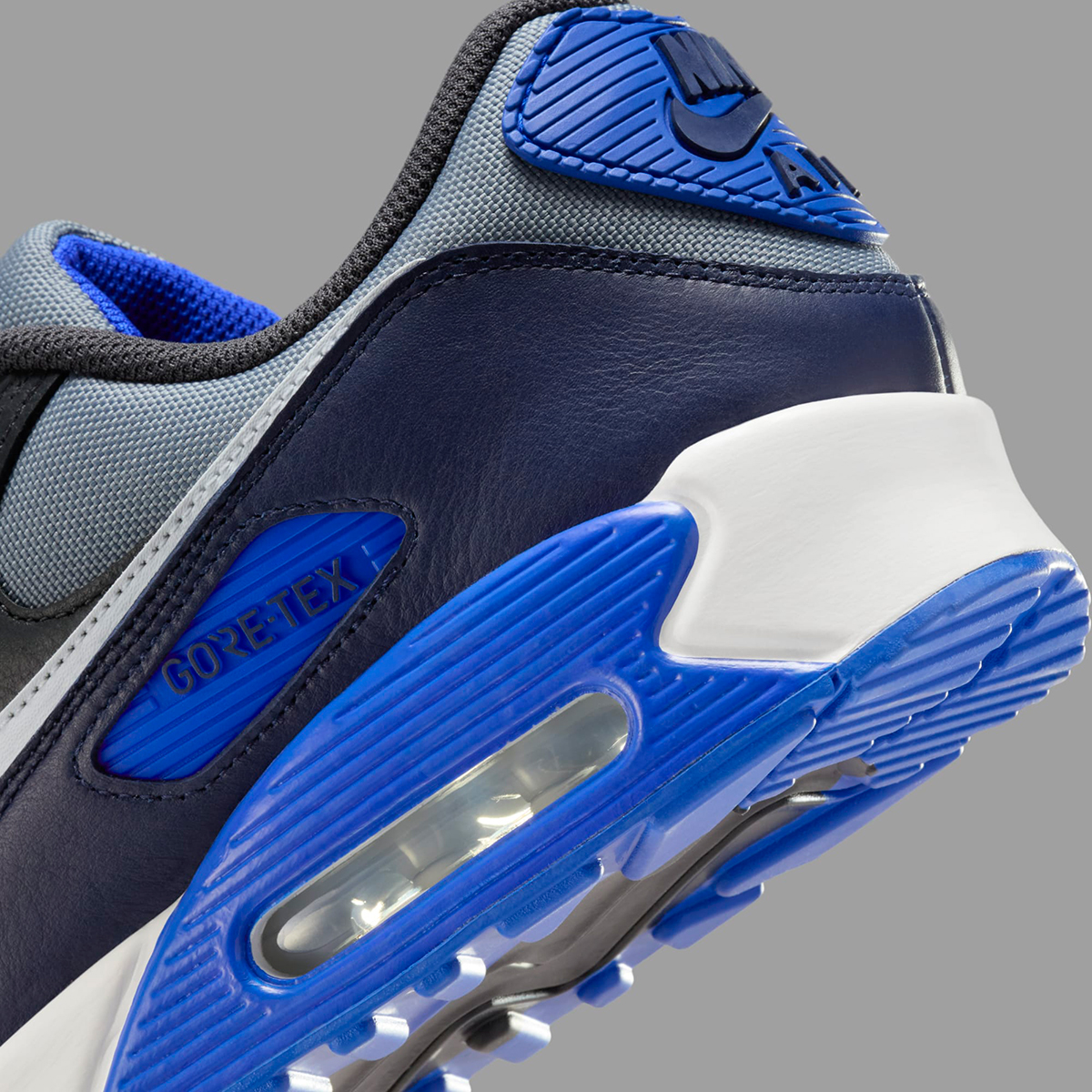 Nike Air Max 90 Gore-Tex "Cool Grey/Racer Blue" FD5810-003 ...