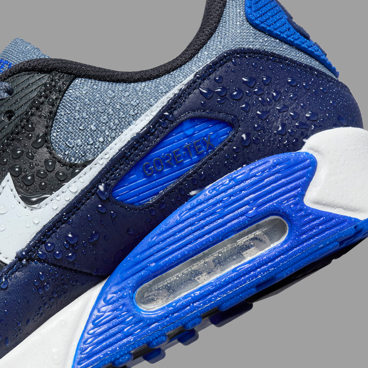 Nike Air Max 90 Gore-Tex "Cool Grey/Racer Blue" FD5810-003 ...