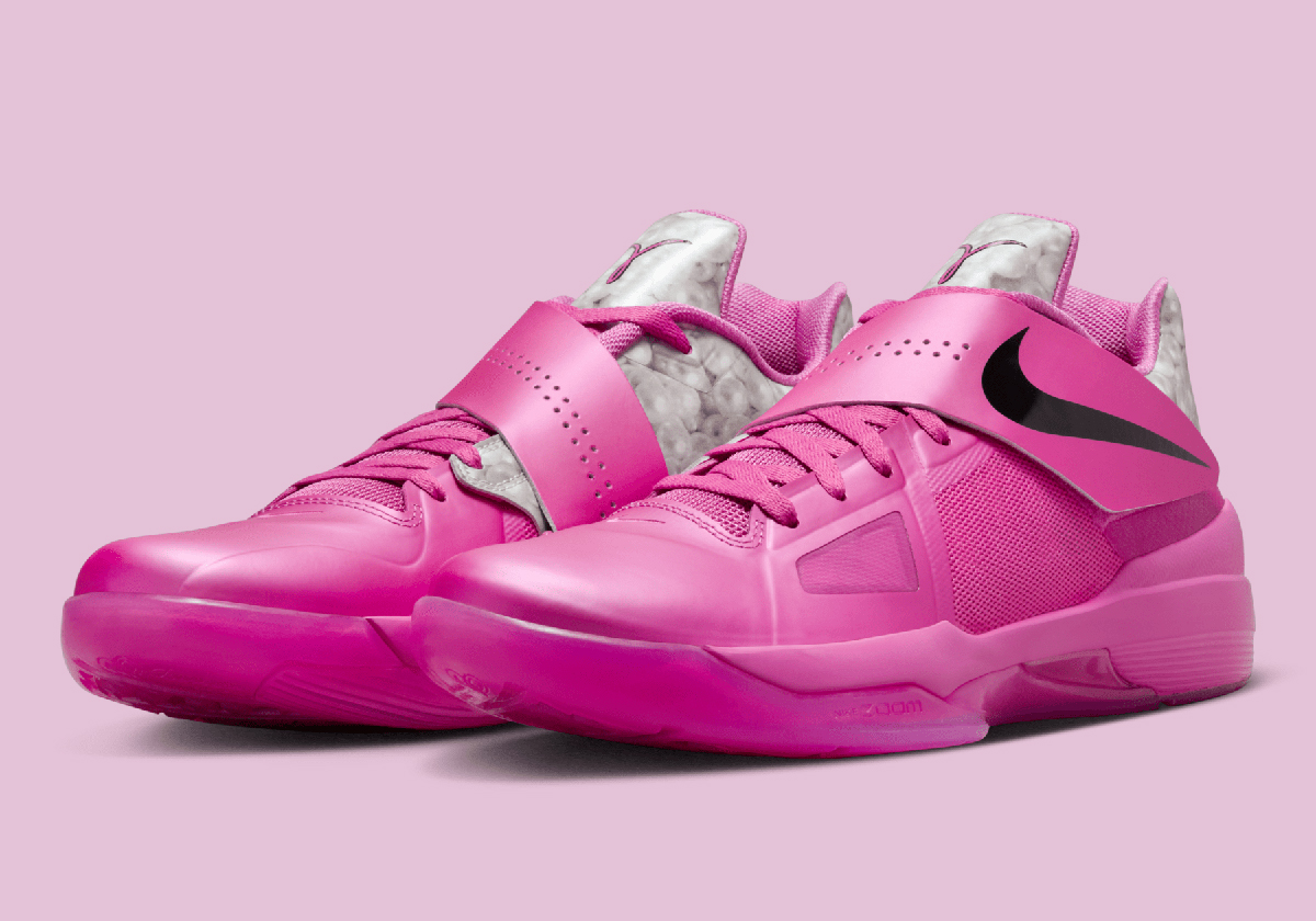 Nike KD 4 Retro "Aunt Pearl" HF9098-600 | SneakerNews.com