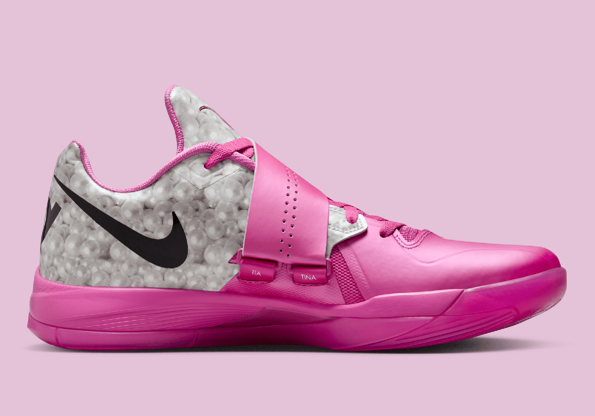 Nike KD 4 Retro "Aunt Pearl" HF9098-600 | SneakerNews.com