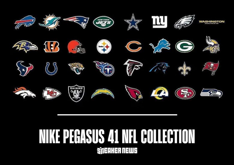 Nike Pegasus 41 "NFL Collection" Release Dates | SneakerNews.com