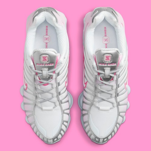 Nike Shox TL "Metallic Platinum / Pink Foam" HV2520-001 | SneakerNews.com