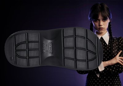 Wednesday Addams Family Crocs Stomp Clog 210214-00 | SneakerNews.com