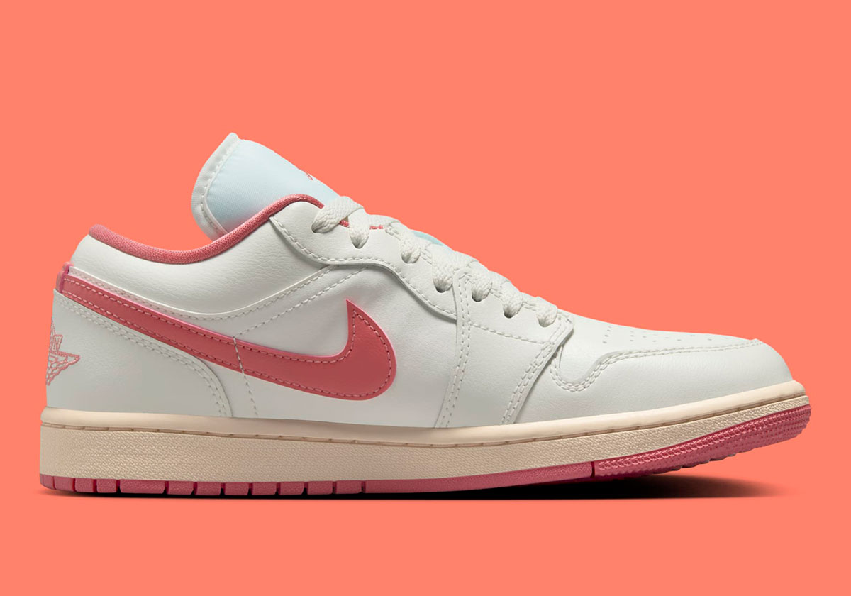 Air Jordan 1 Low Pink Salt DC0774-109 | SneakerNews.com
