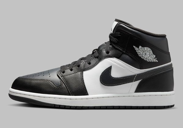 Air Jordan 1 Mid "Black/Off-Noir/Summit White" DQ8426-010 | SneakerNews.com