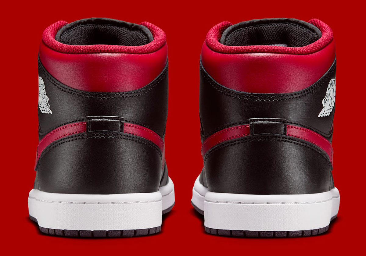 Air Jordan 1 Mid Bred "Black/Red" DQ8426-067 | SneakerNews.com